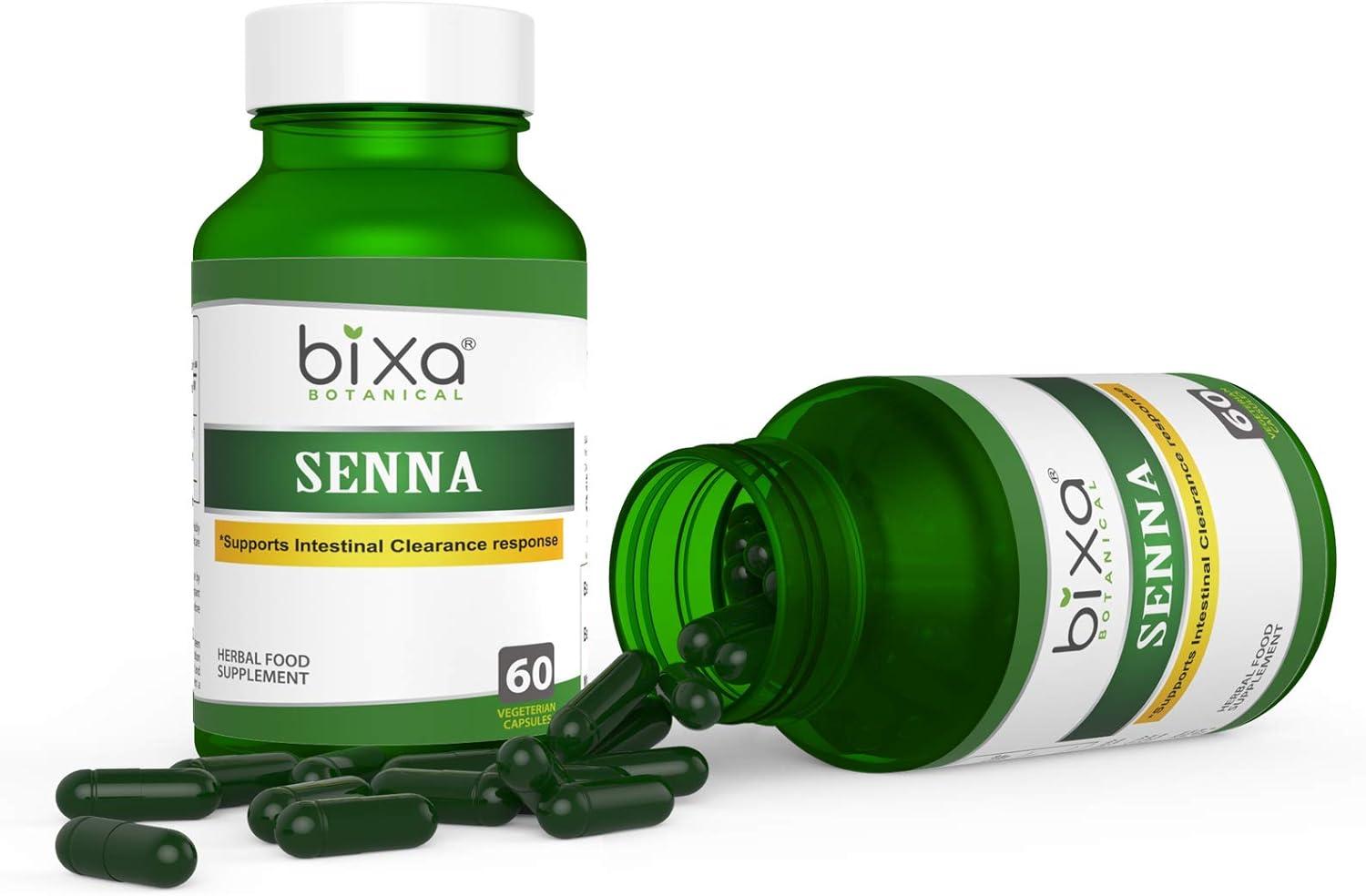 Senna Leaves Extract Veg Capsules 60 Count (450mg) Cassia Angustifolia ...