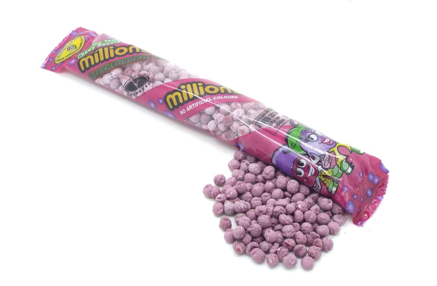 Millions Blackcurrant Buzz Pack - 12 (Box) Chewy Sweets 12 ( Box) | Buy ...