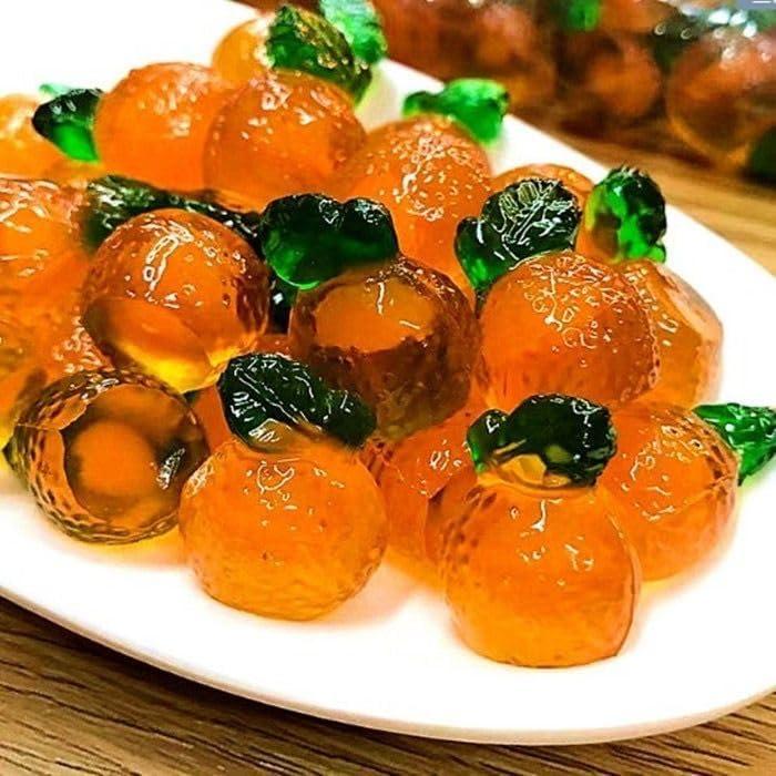 4D fruit juice gummies grape shaped Gummies candy children's snacks ...