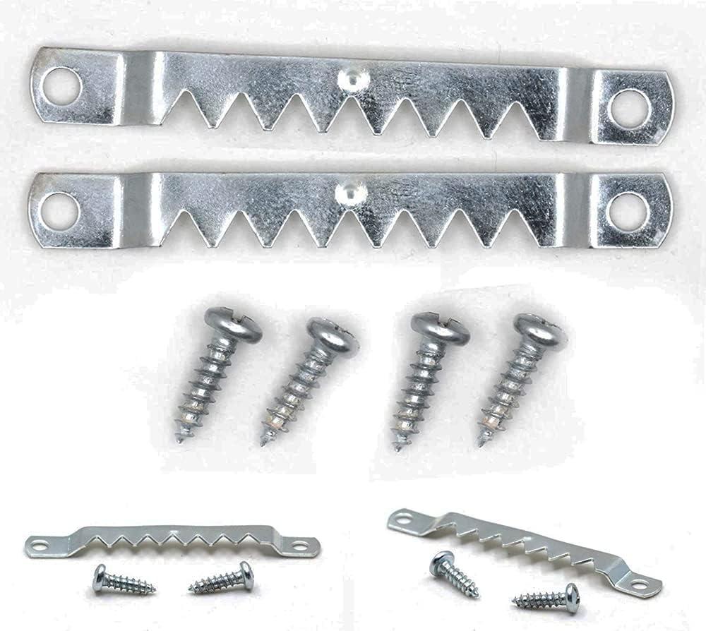 10 Pack Large Sawtooth Hangers with Screws for Canvas - Easy Hanging ...