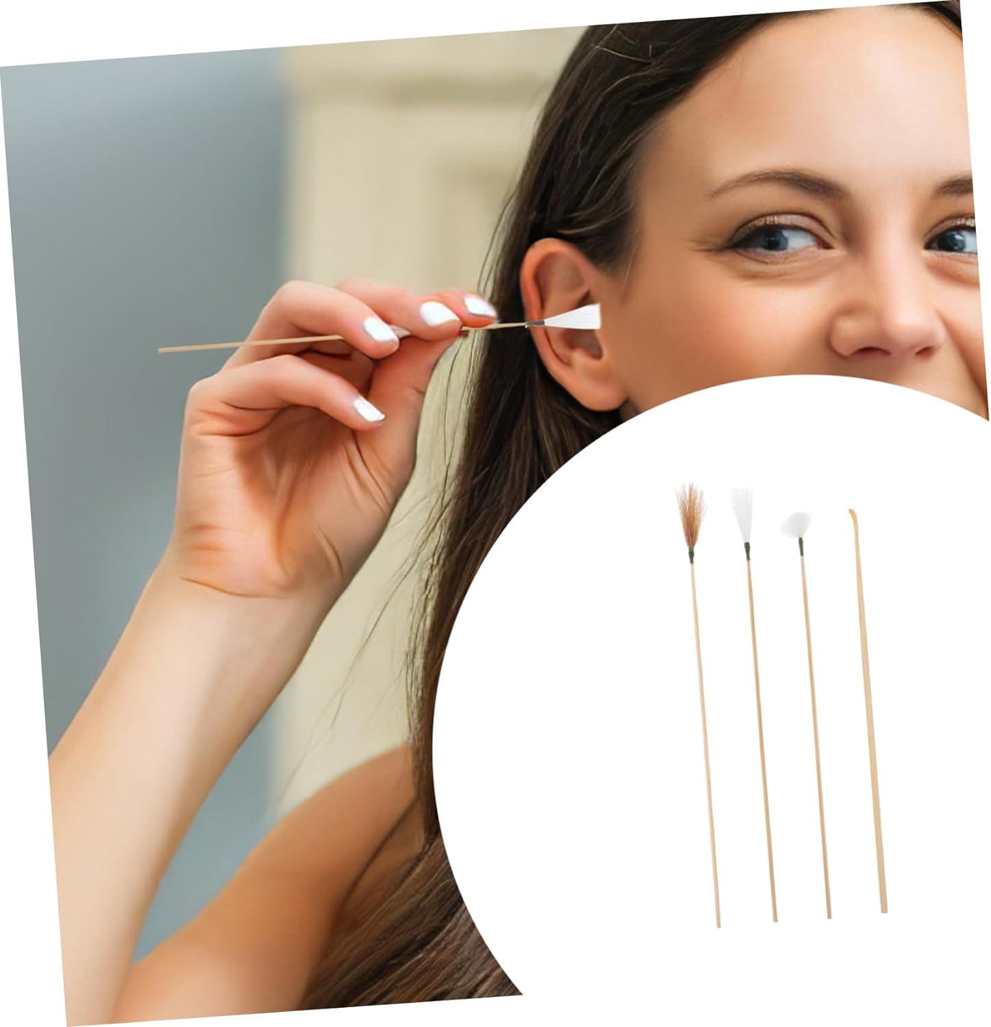Earwax Cleaner Tool Set - Disposable Silk Stick for Earwax Removal - 18 ...