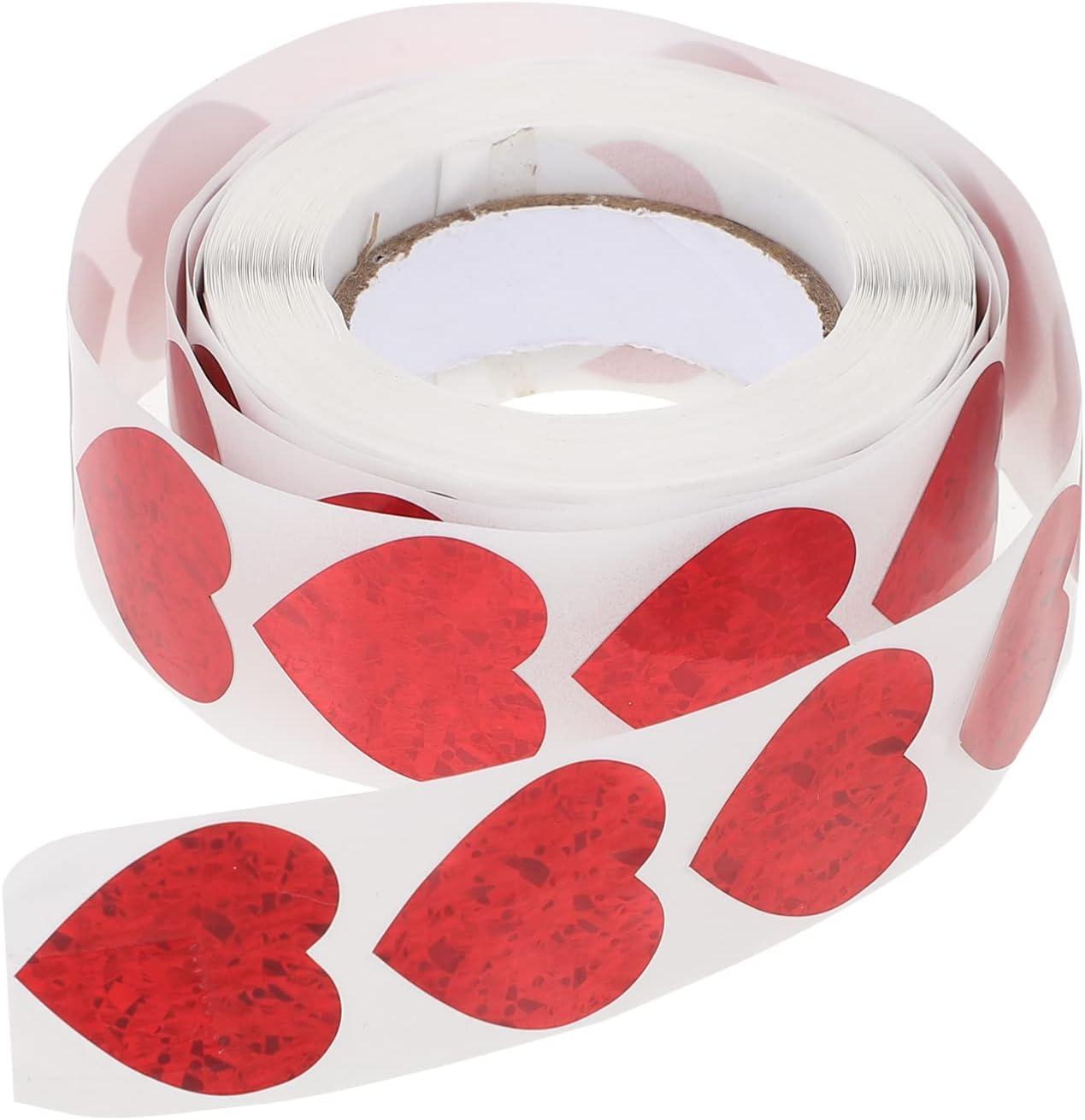 OSALADI 500pcs Tanning Stickers Gift Stickers Heart Labels Stickers ...