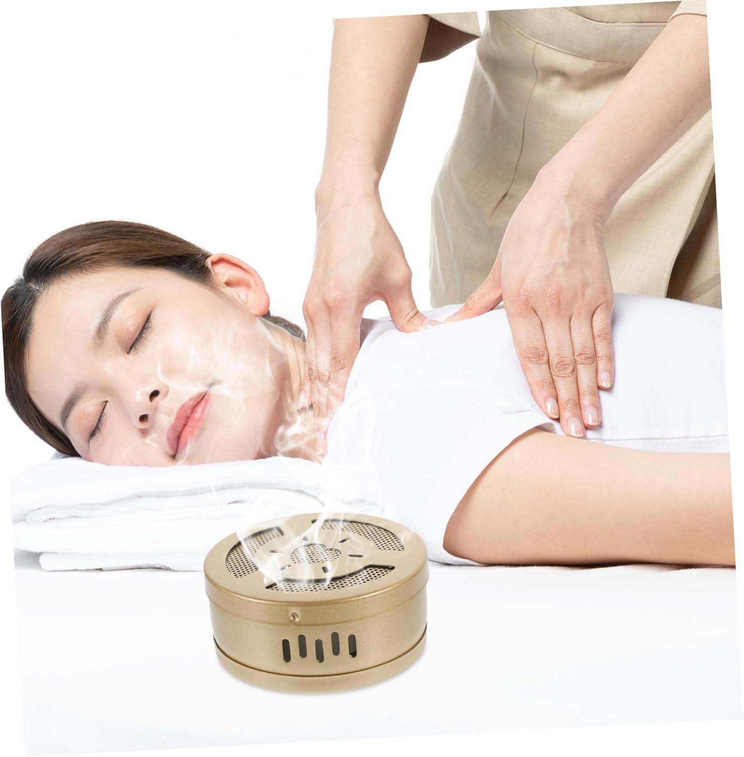 Buy CliSpeed Portable Moxibustion Box - Copper Moxa Heat Therapy for ...