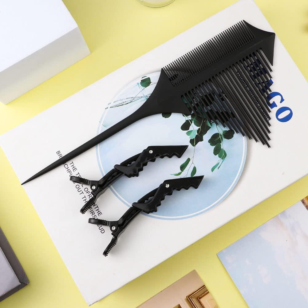 Balayage Highlighting Comb with Rat Tail and Alligator Clips - Hair ...