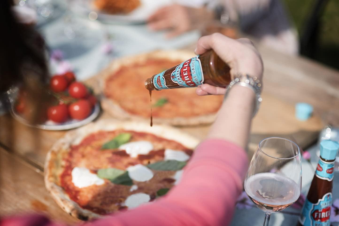 FIRELLI Italian Hot Sauce - 5oz Bottle (Pack of 2) - Perfect Kick for ...