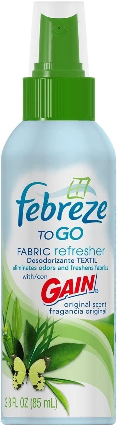 Febreze To Go Fabric Refresher With Gain Original Scent Ounce