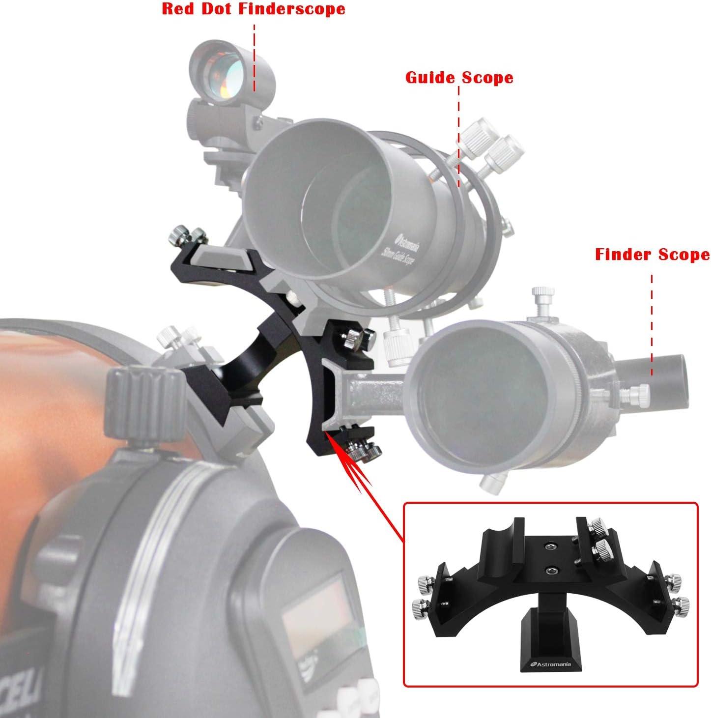 Astromania Tri-Finder Mount - 3 Finders, 1 Bracket, Multiple Aiming ...