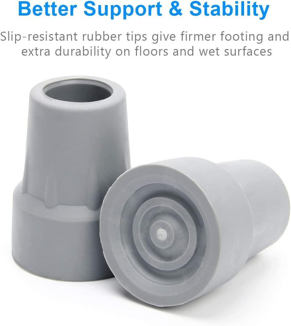 AHIER Replacement Crutch Pads - 6 Piece Set for Walking Arm Crutches ...
