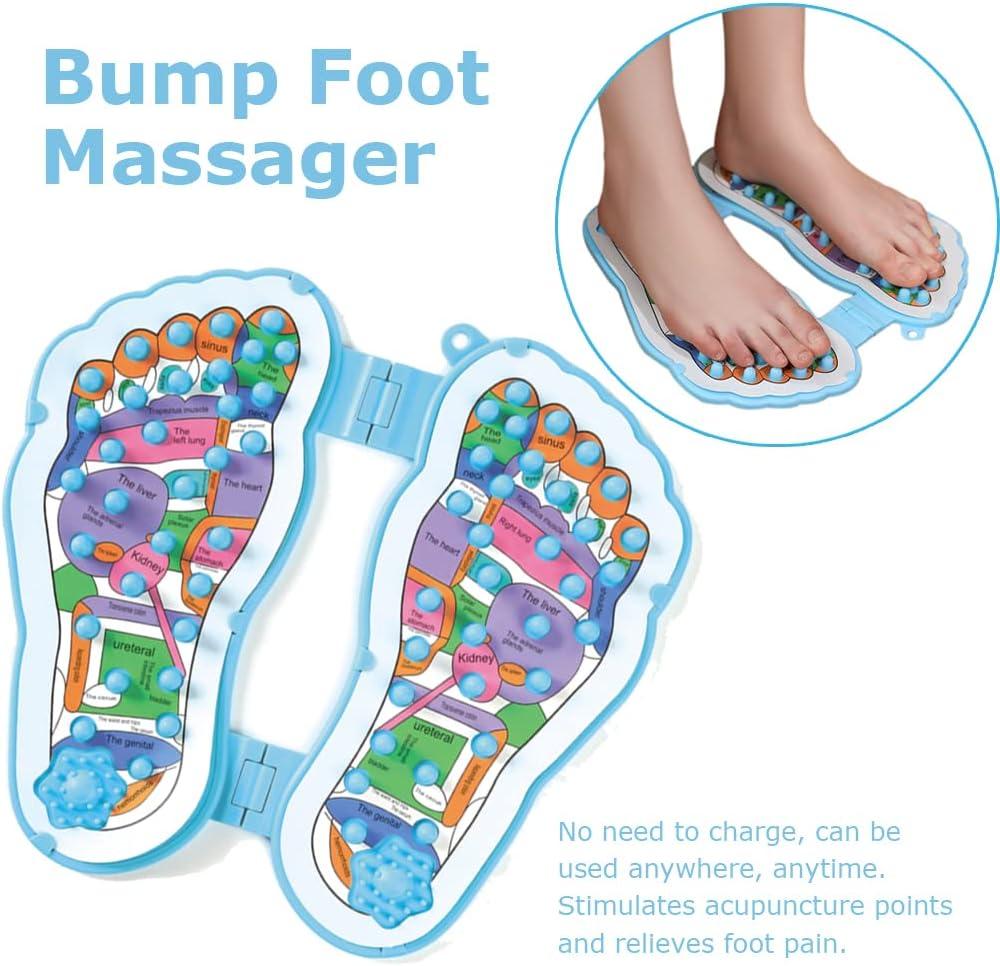 Foot Massager Set - Hedgehog Ball Massage Roller & Fascia Tools for ...