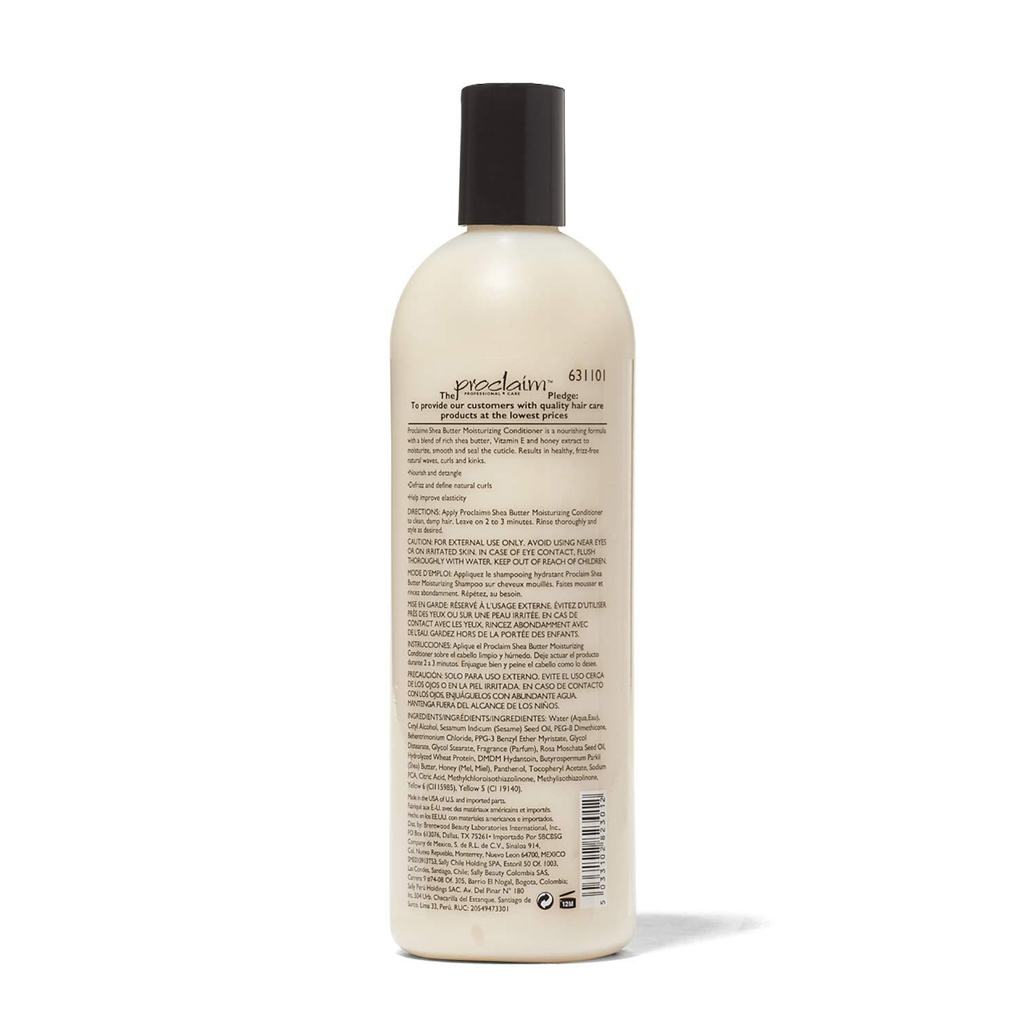 Proclaim Shea Butter Moisturizing Conditioner 16oz - Hydrating ...