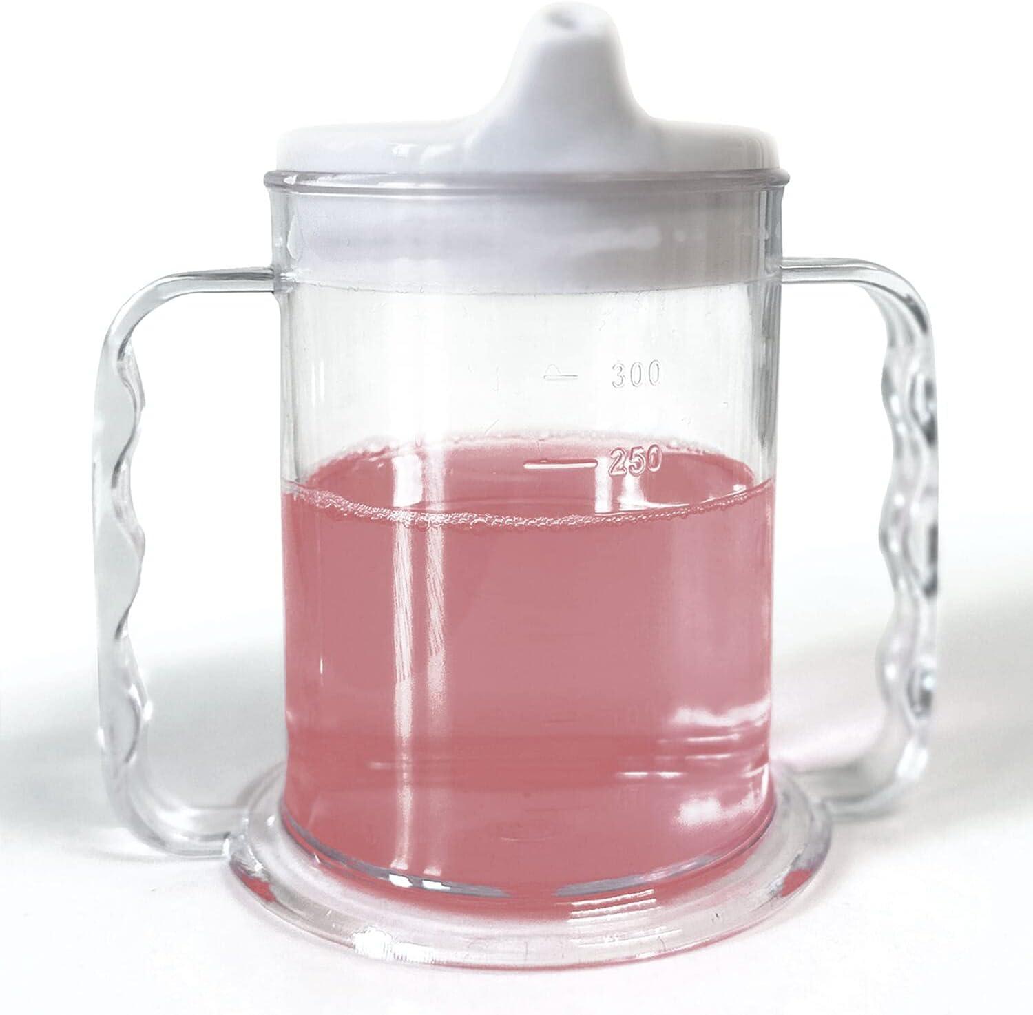 Wide Floor Two Handle Drinking Cups - 10 Pack | Disability Aid for ...