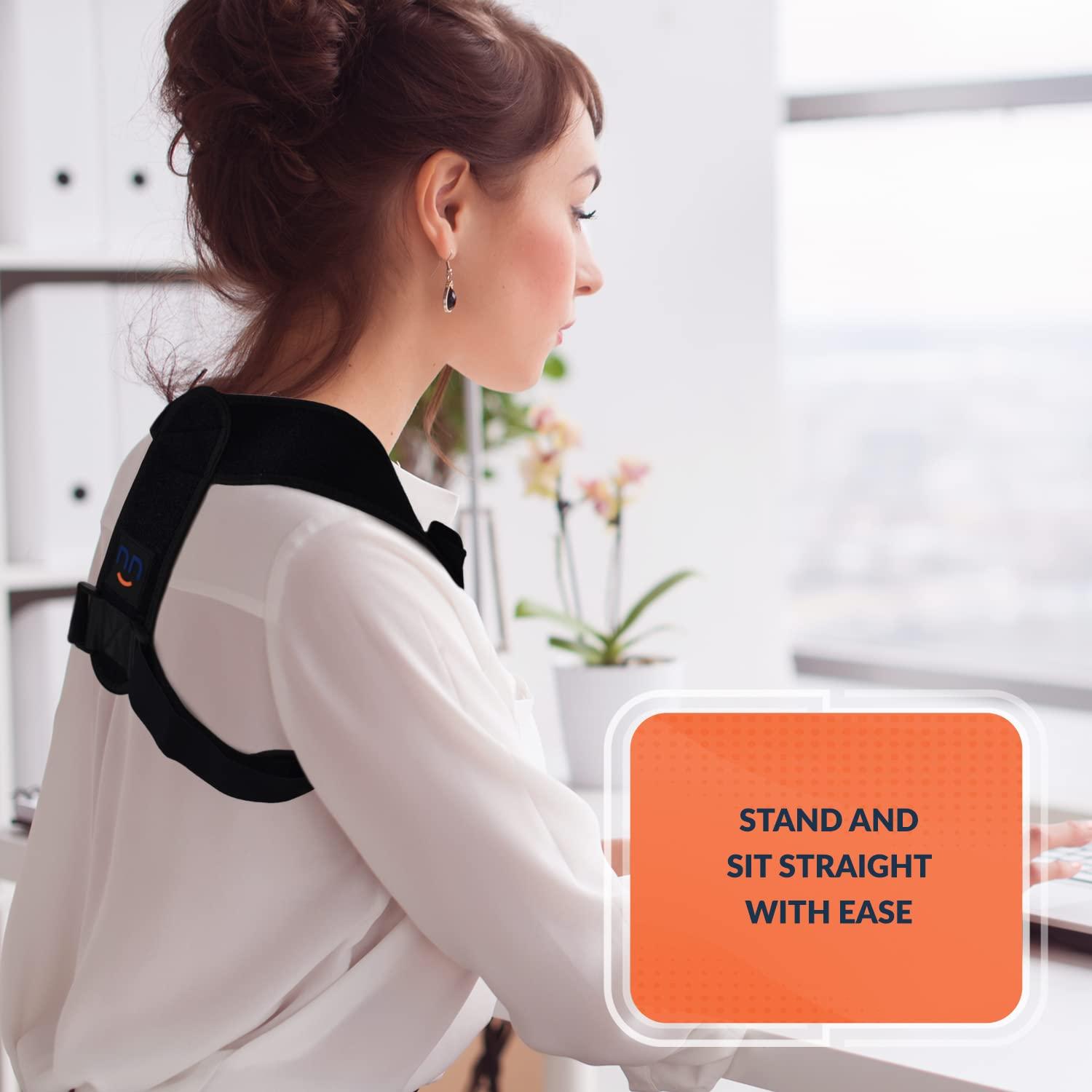 Persanna Posture Corrector Back Brace for Women and Men - Upper Back ...