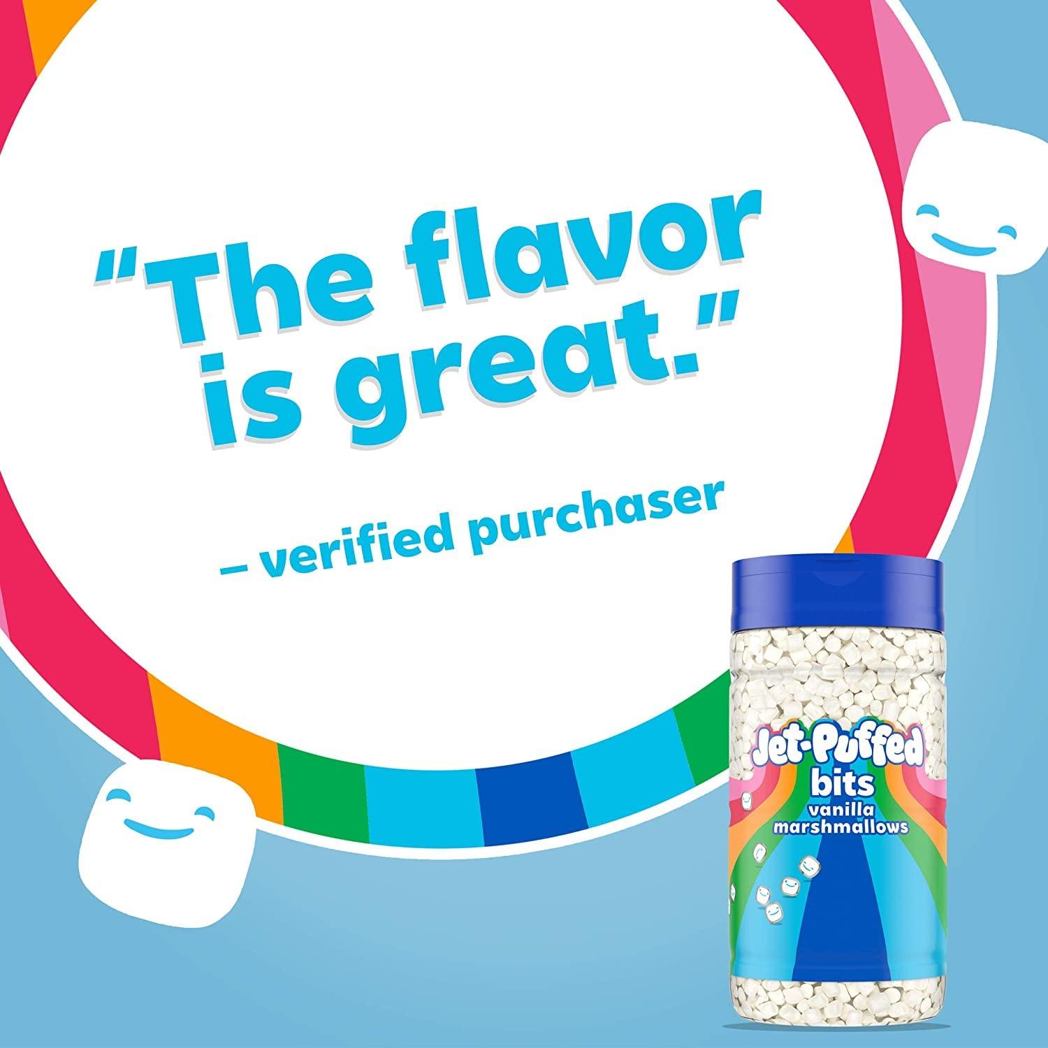 Kraft Jet-Puffed Mallow Bits Vanilla Flavor Marshmallows, 3 Ounce (Pack ...