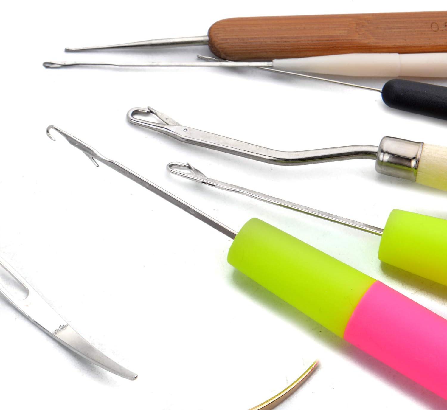 Dreadlocks Crochet Hook & Interlocking Tools Set for Easyloc Hair Tool ...