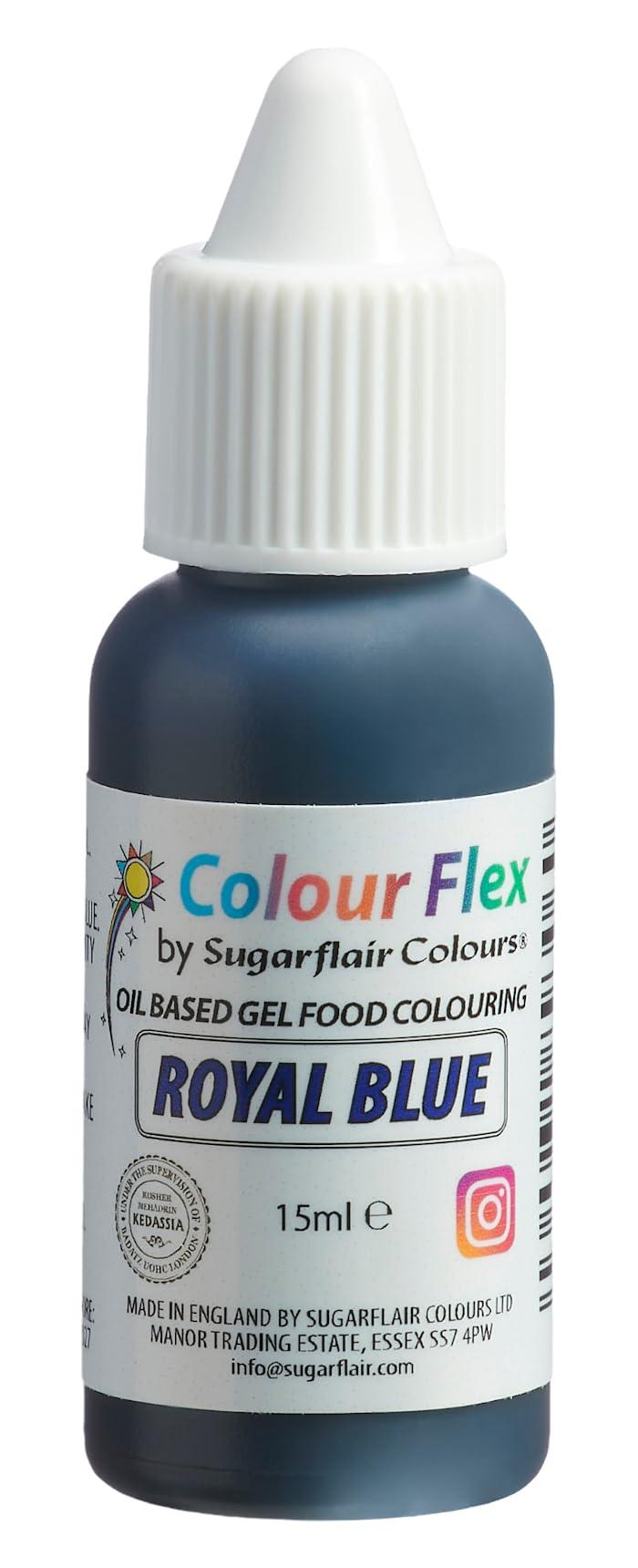 Royal Blue Oil Based Food Colouring Gel - 15ml | Ideal for High Fat ...
