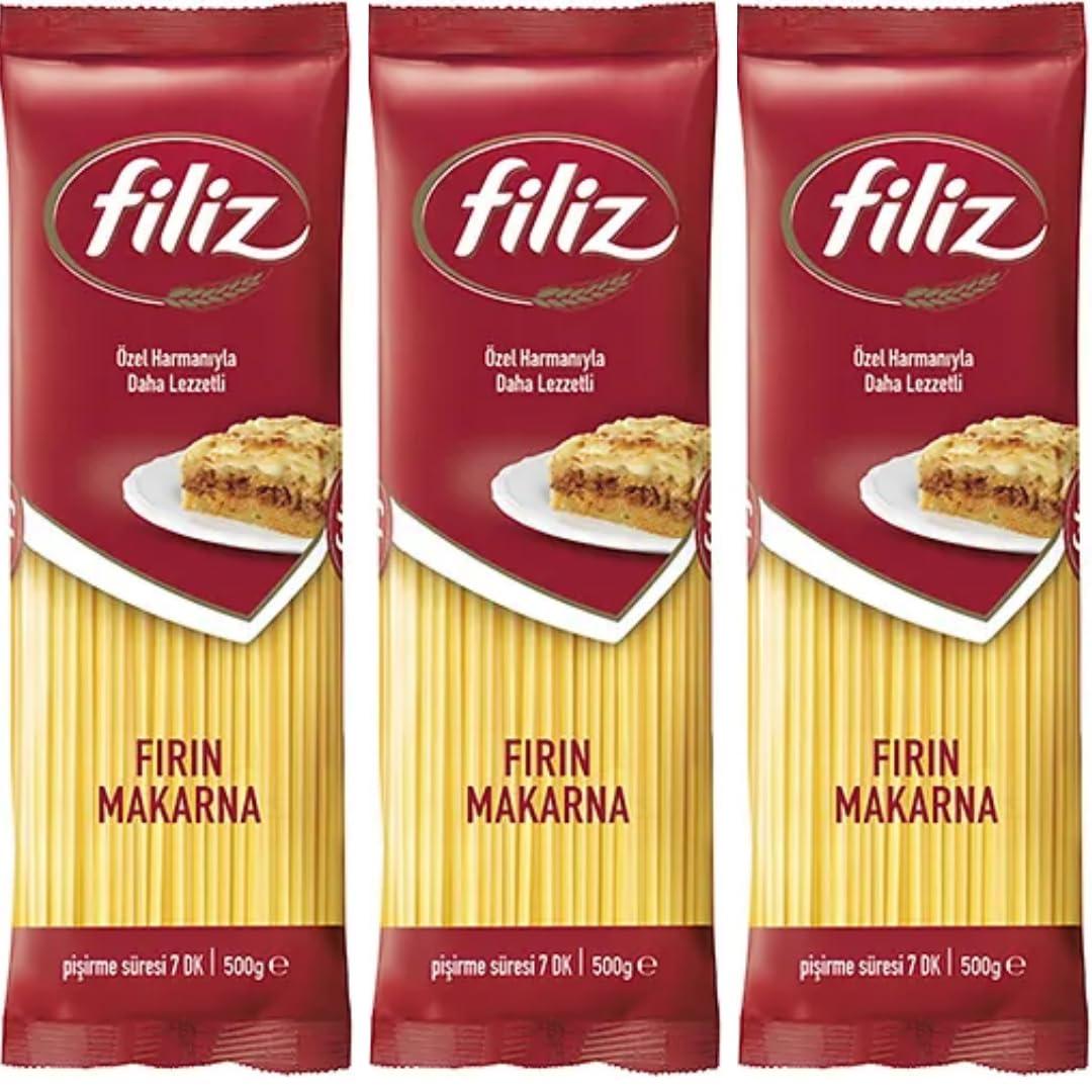 Filiz Pasta Bucatini Macaroni Pasta 500 Gram x 3 Packs | Buy Now with ...