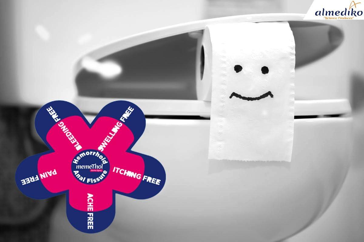 Memethol Hemorrhoids Barrier Spray - Fast Relief and Protection ...