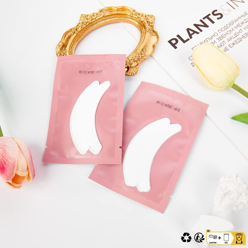 Lunamoon Hydrogel Eye Pads for Eyelash Extensions - 50 Pairs Butterfly ...