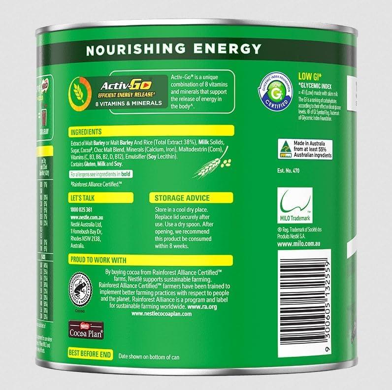 Nestle 4 x 400g Chocolate Flavour Milo Milk Drink With Welari Thank You ...