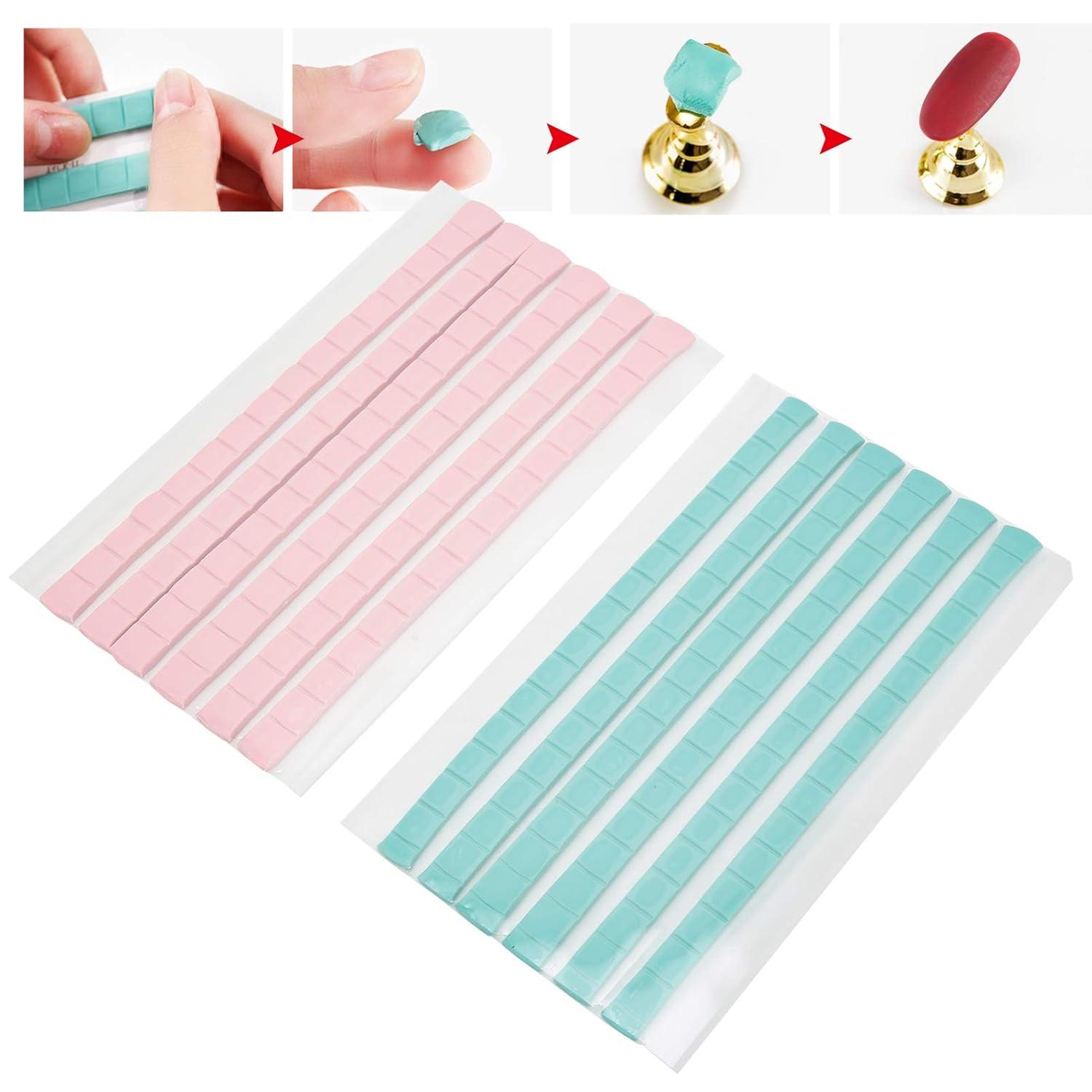 Nail Adhesive Clay - DIY Sticky Nail Art Putty for Manicure & Removable ...