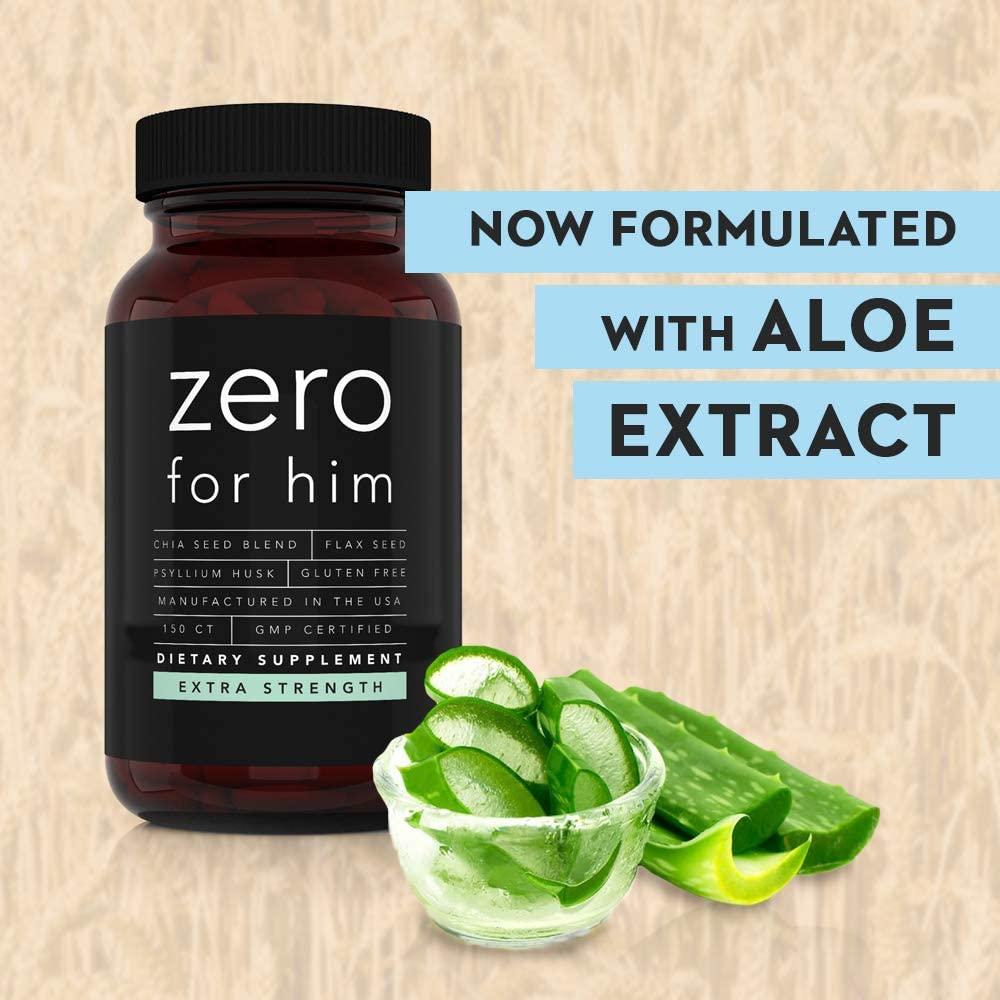 Zero for Him Extra Strength - 150 Vegan Capsules - High Fiber ...