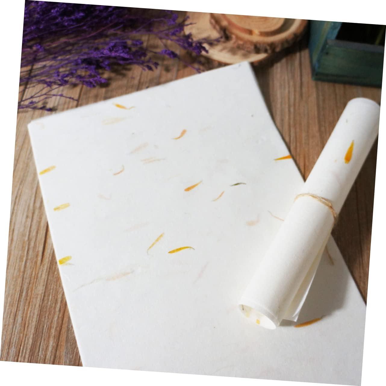 EXCEART 40 Sheet Black Drawing Paper Black Ink Red Xuan Paper Rice ...