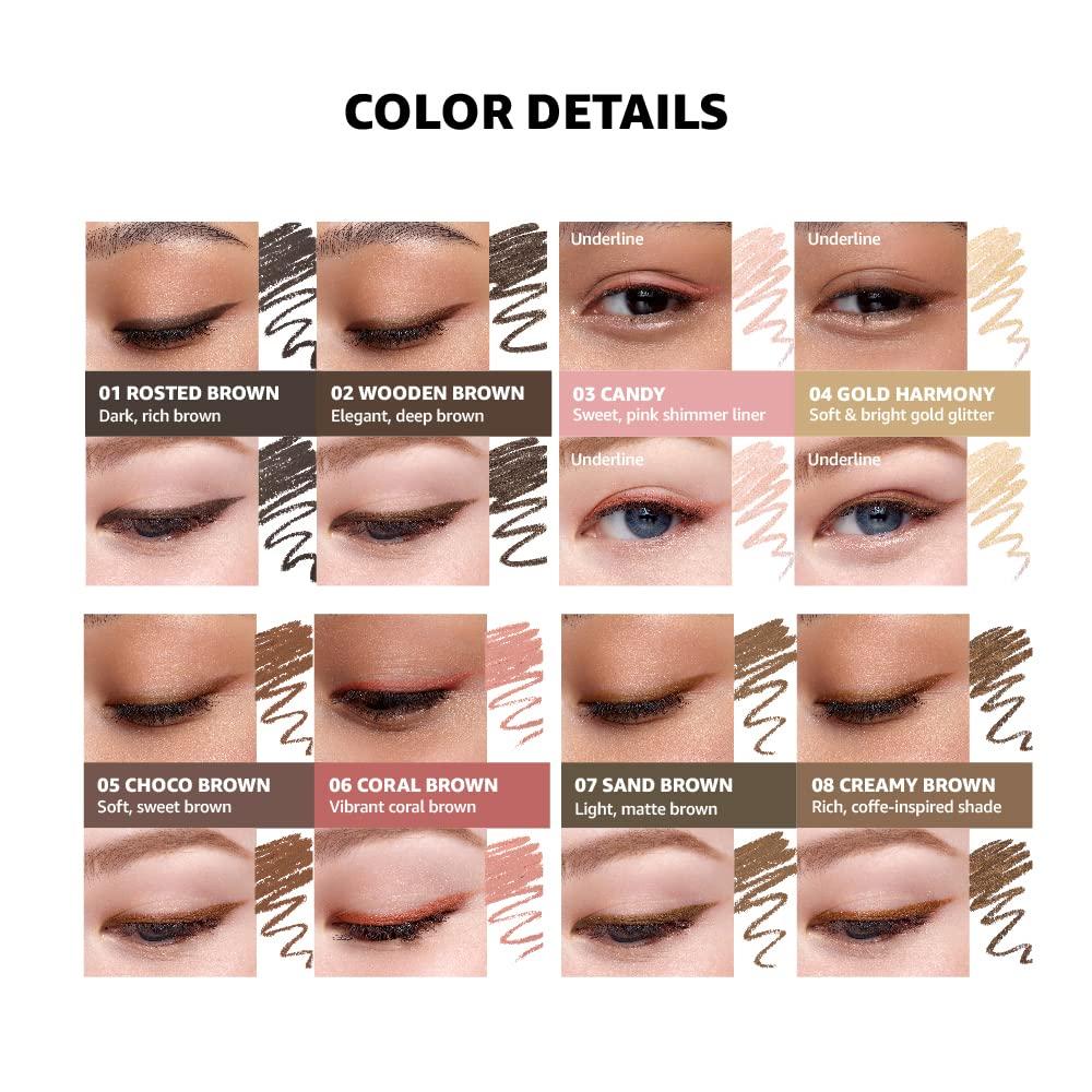 COLORGRAM Cream Liner 0.25g - True Beauty K-Drama Makeup | Intense ...