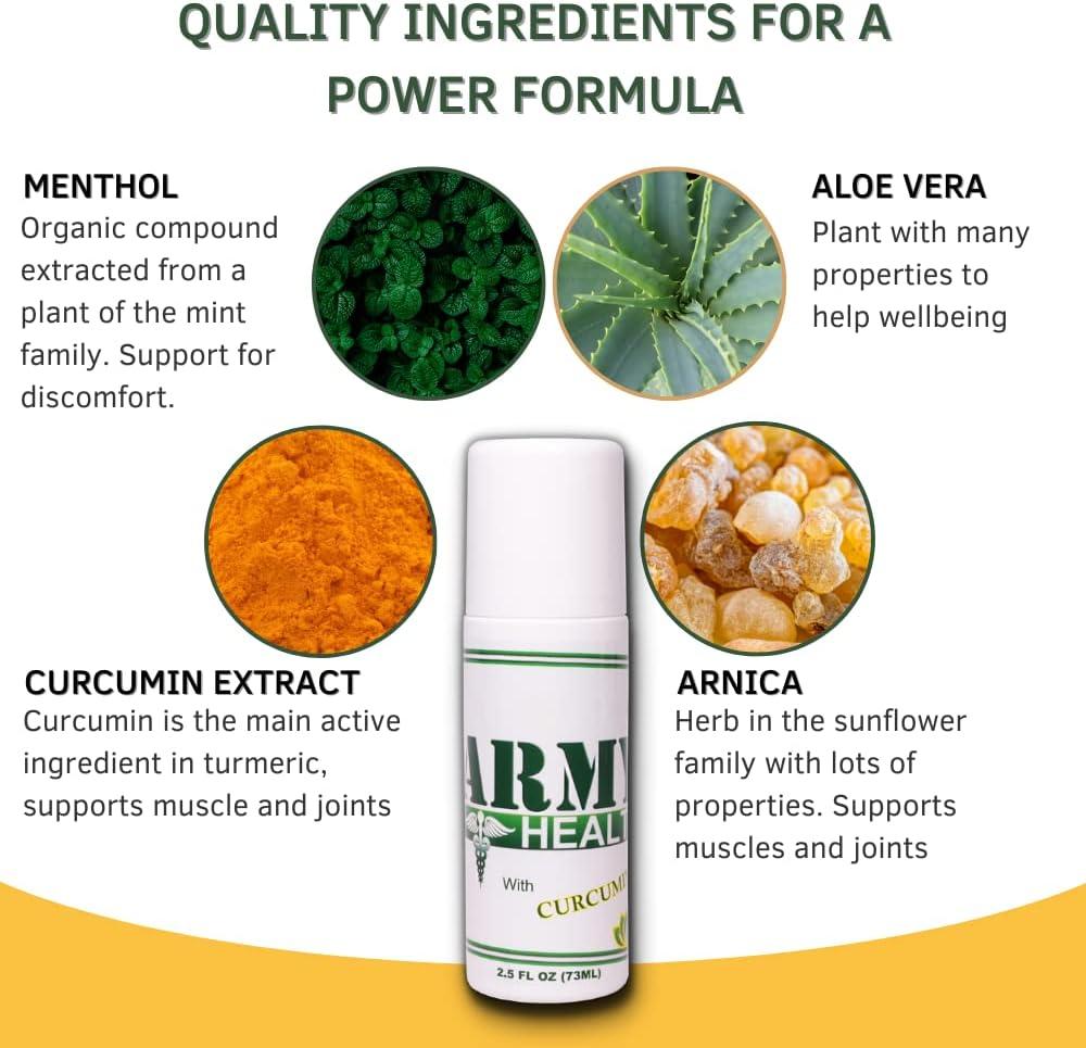 Bioxtron Natural AFA Stem Cell Supplement + Army Health Roll On ...