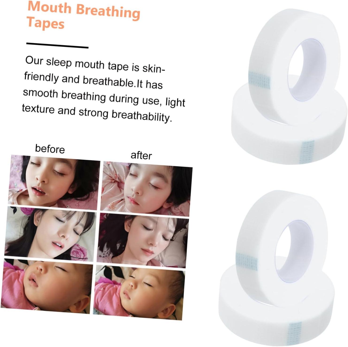 Medical Tape 4 Rolls Respiratory Correction Patch Sticker Sheets Non