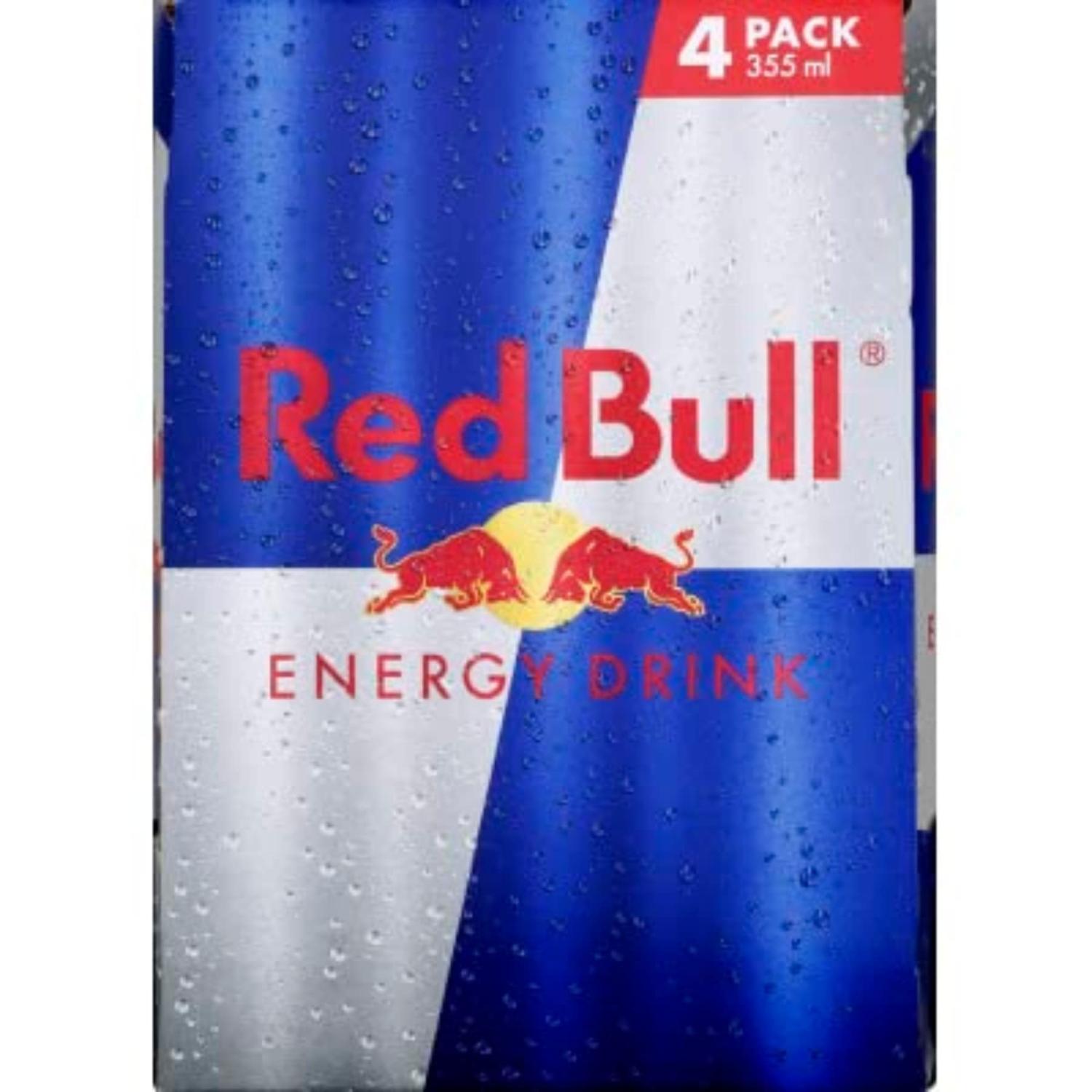 Red Bull Taurine Energy Drink 4 x 355ml | Buy Now with Express ...