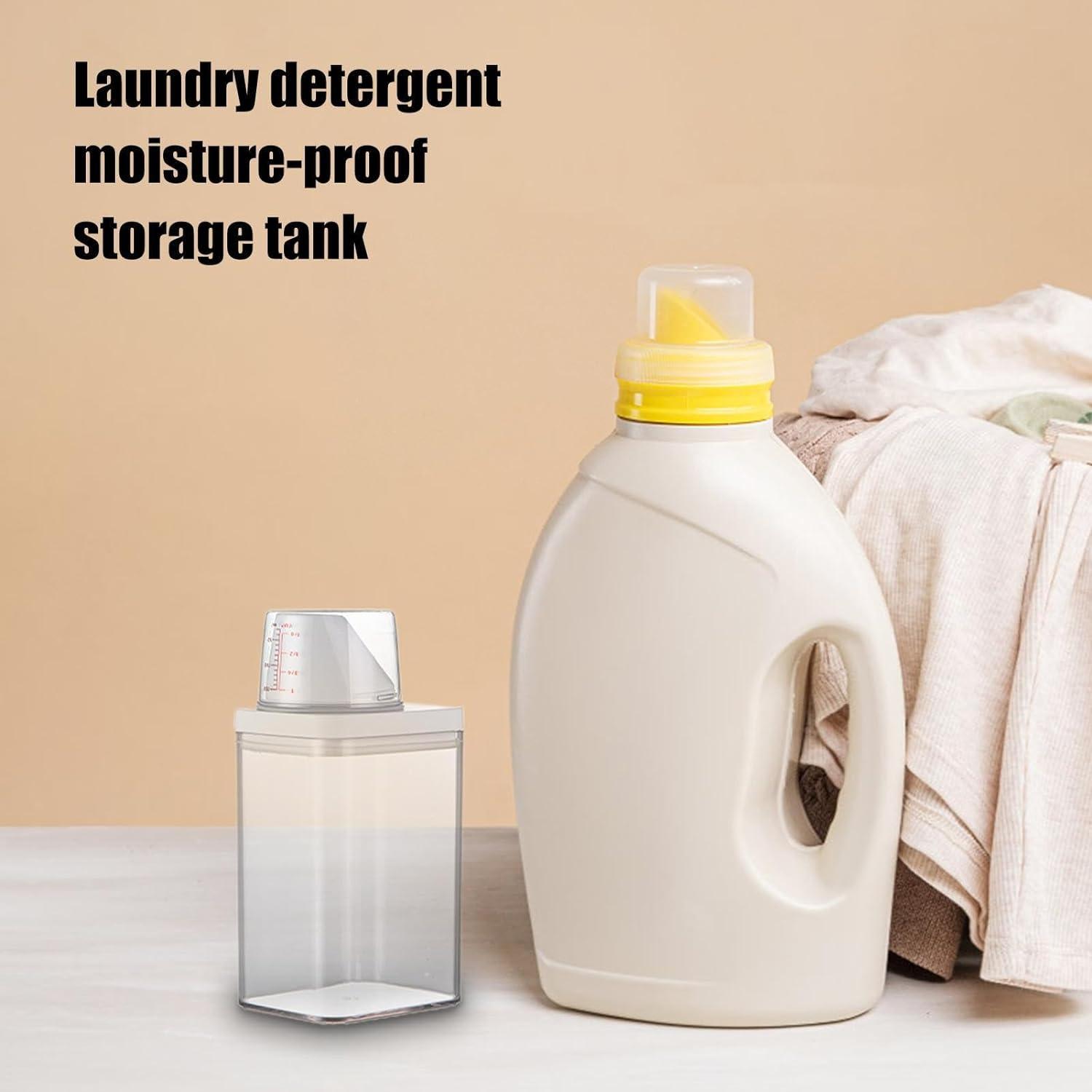 Fovolat Laundry Detergent Dispenser Washing Powder Storage Detergent ...