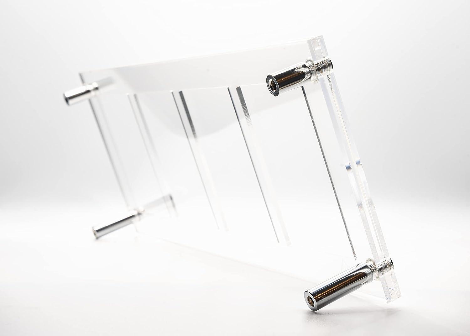 Trading Card Display Stand - 4 Slot Clear Acrylic Holder with UV ...