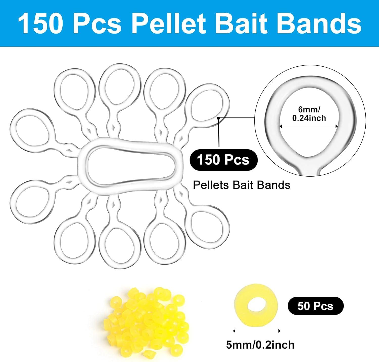 Realure 2-Piece Pellet Bait Bander Set - 200 Micro Bait Rings Red ...