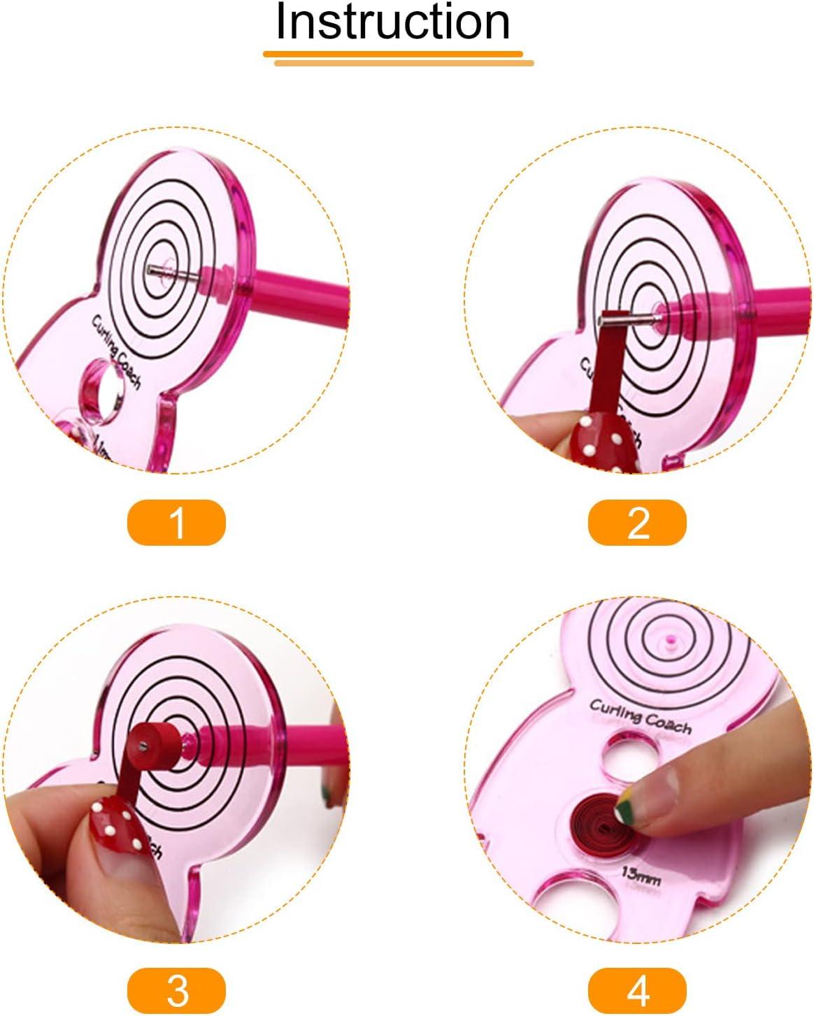 Paper Quilling Curling Coach Tool 2 Pack - Flower Rolling for Art ...