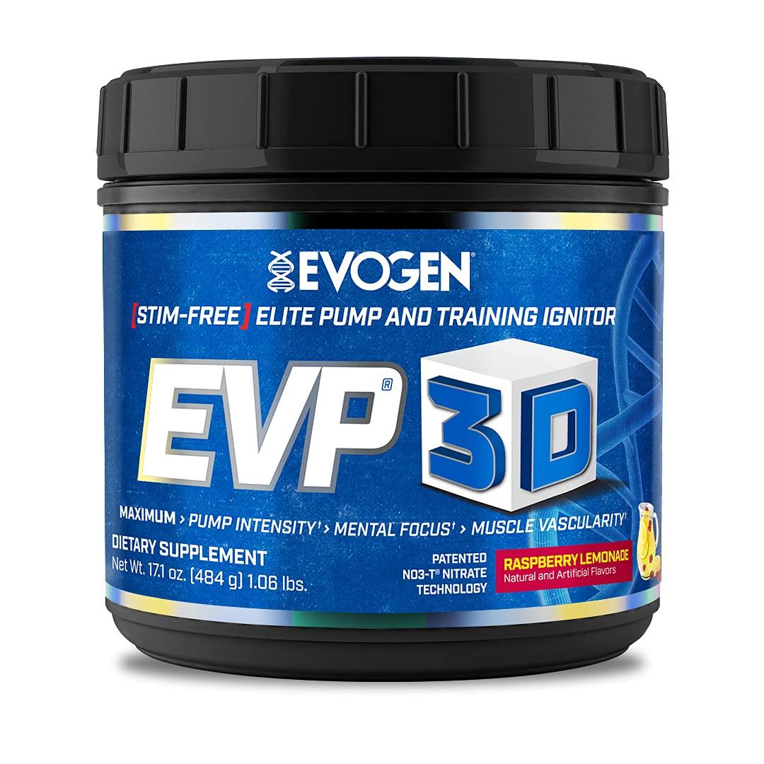 Evogen EVP 3D Xtreme Stimulant-Free Pre-Workout Pump Ignitor | Arginine ...