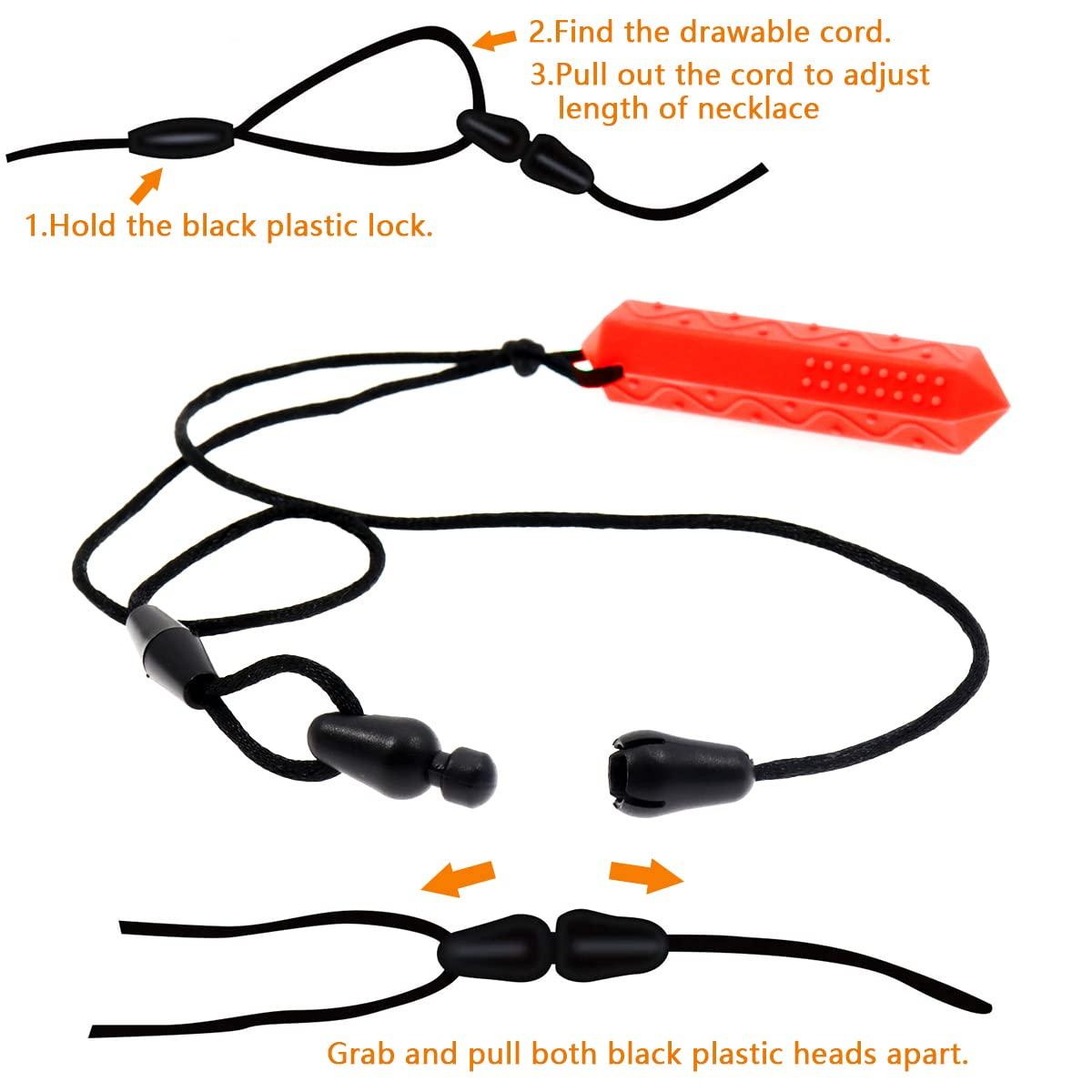 Sensory Chew Necklaces for Autism & ADHD - Chewy Necklace Toys for Kids ...