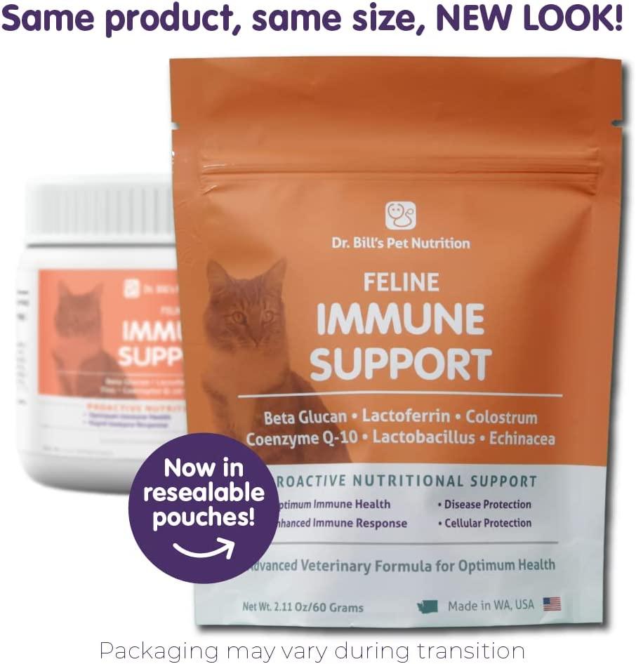 Dr. Bills Feline Immune Support | Pet Supplement | Immune Support for ...