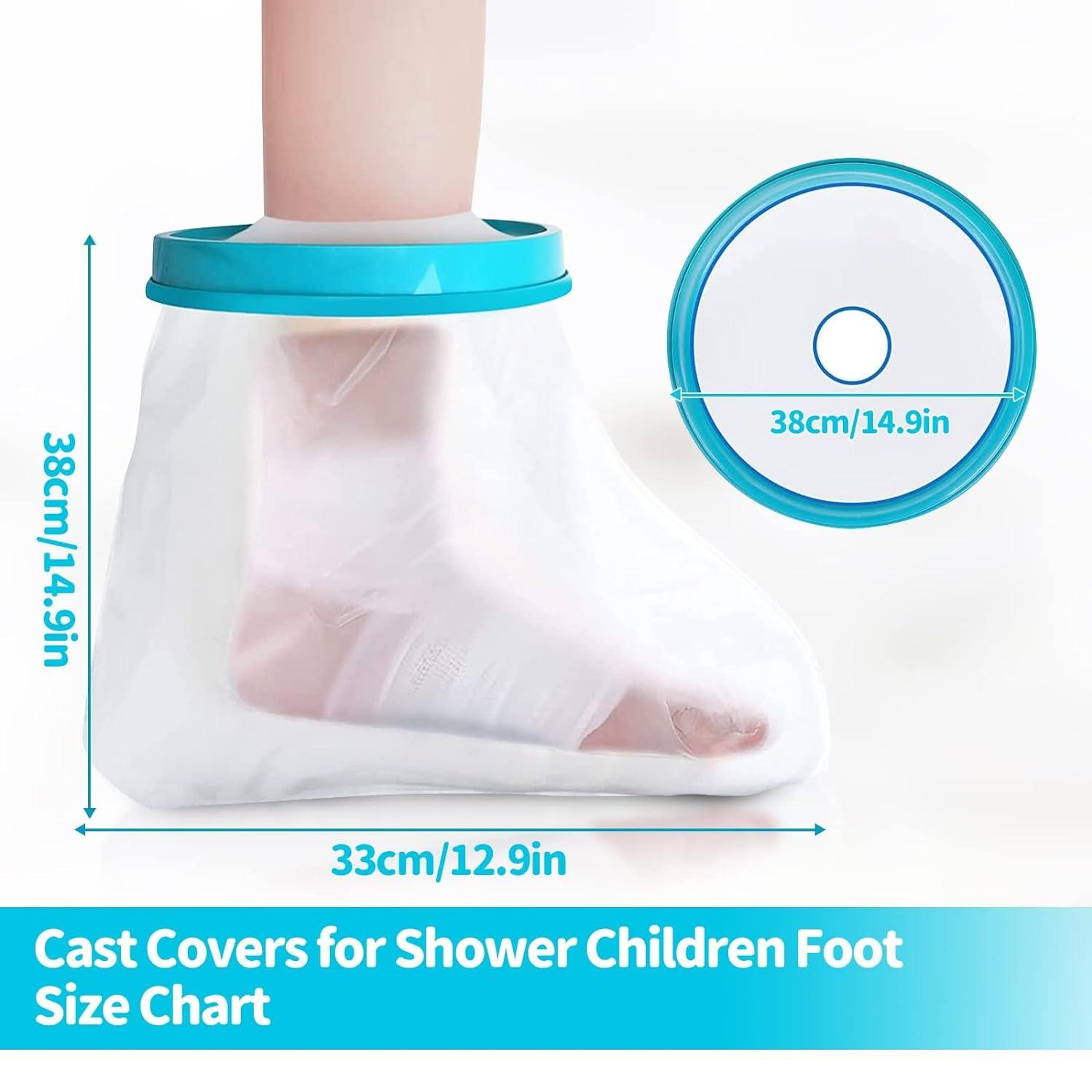 Waterproof Foot Shower Protector for Cast - Reusable Cover for Toe ...