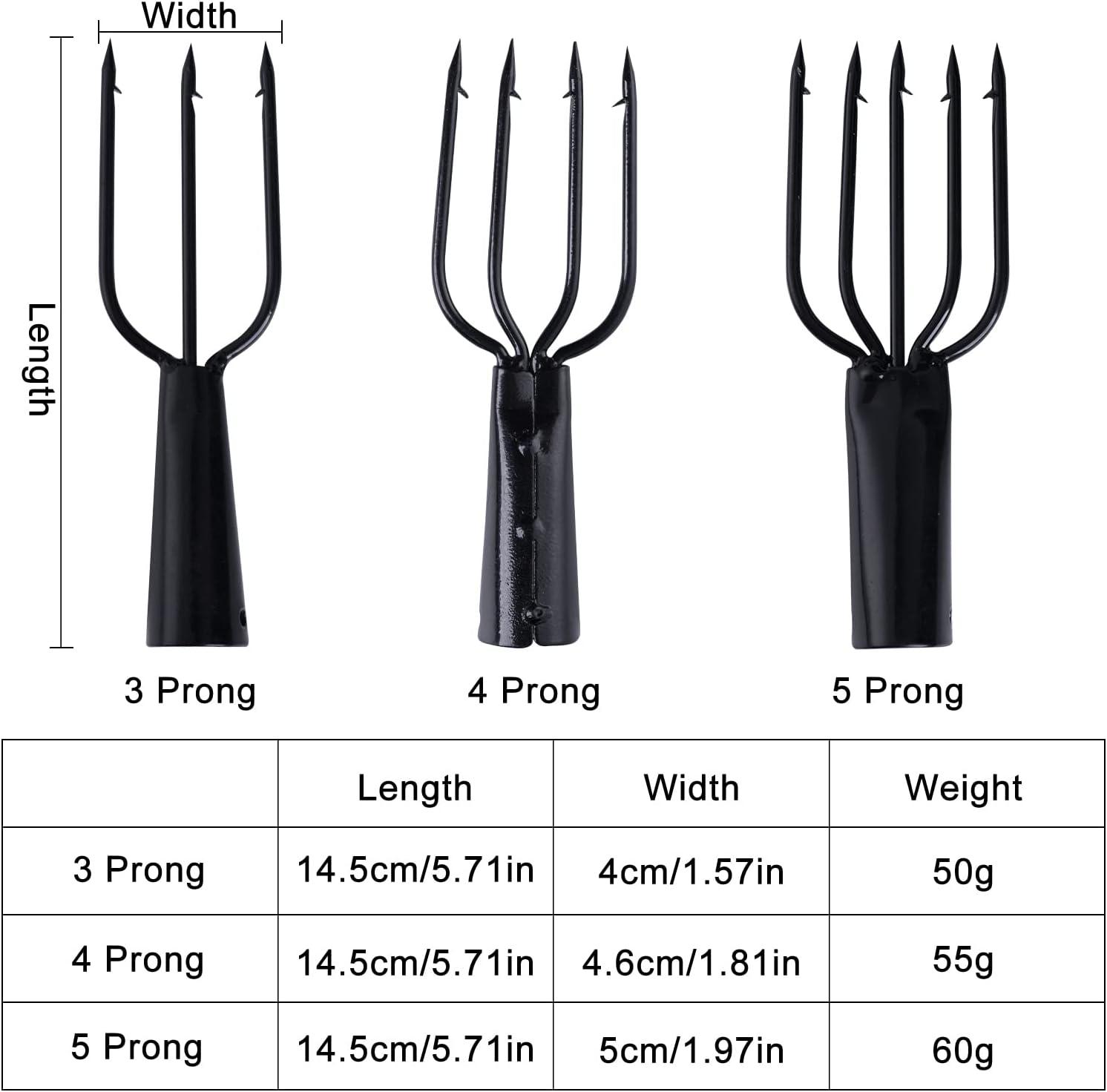 Goture Stainless Steel Fish Spear Barbed Tip for Frog and Fish - Style ...