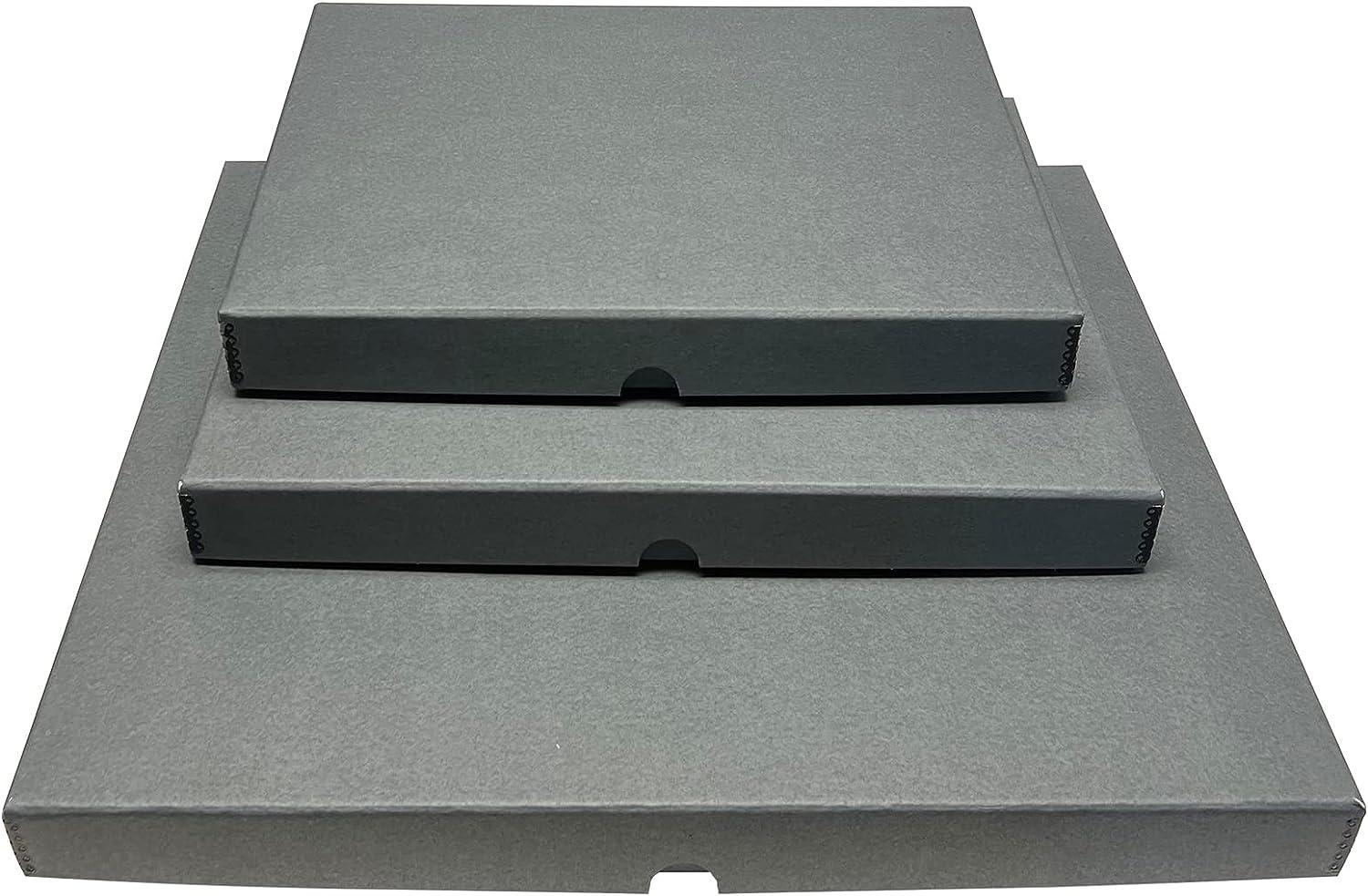 Lineco Grey 13x19 Clamshell Box - Archival Acid Free - Organize & Store ...