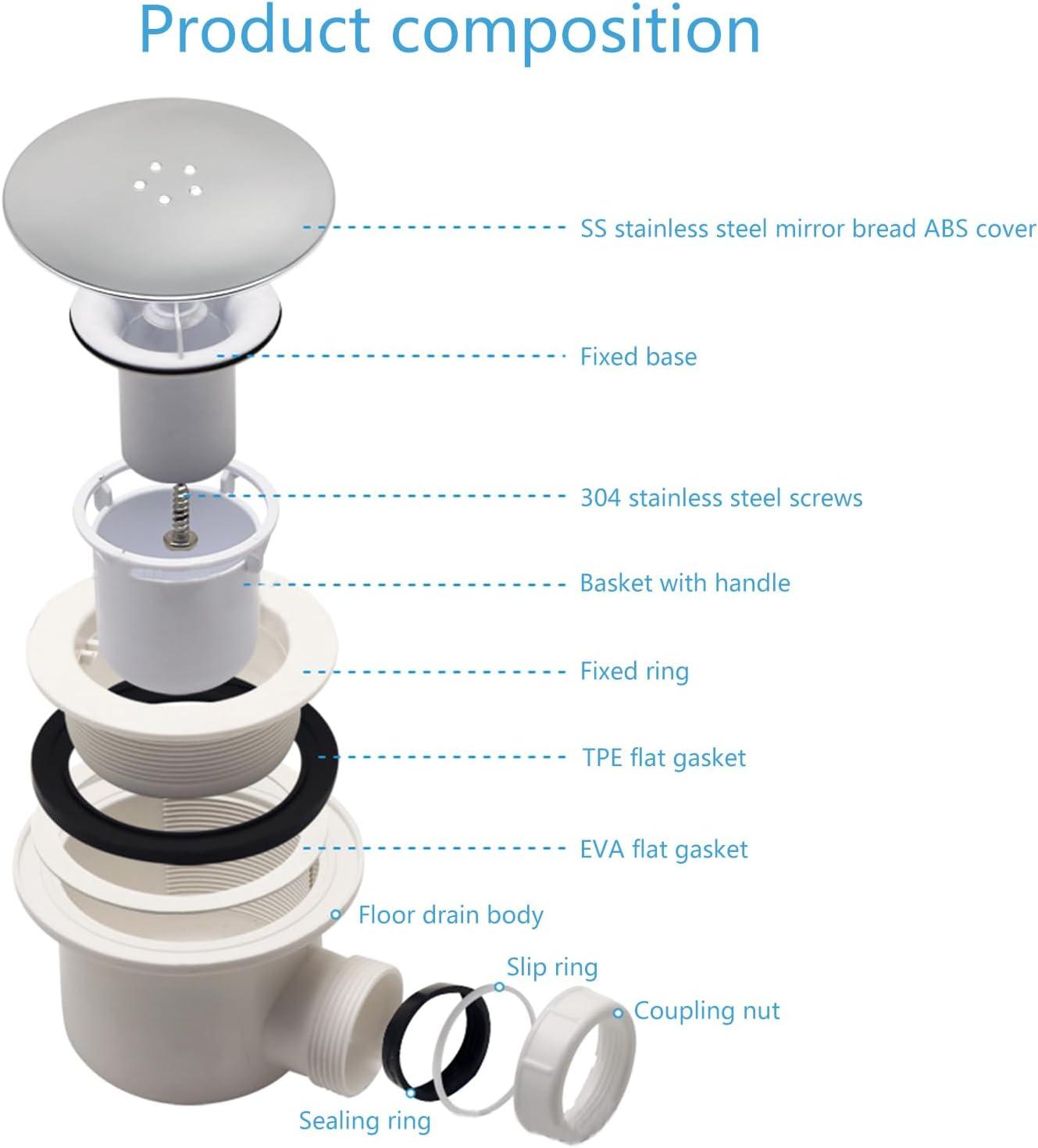 Contemporary Shower Waste Trap Shower Trap Functional & Easy to Install ...