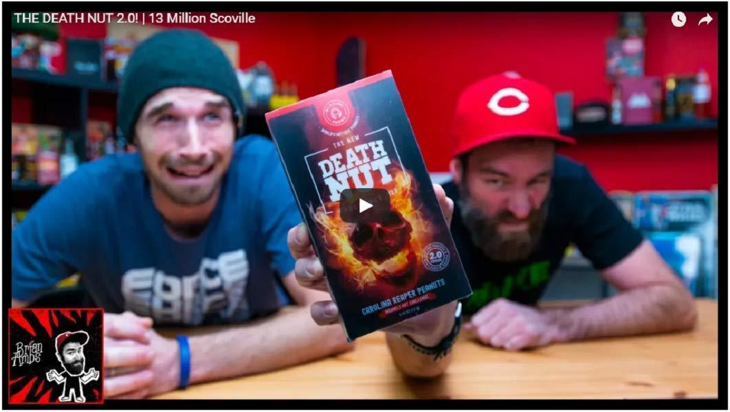 Death Nut Challenge V2.0 - Carolina Reaper Peanuts with Ghost Pepper ...
