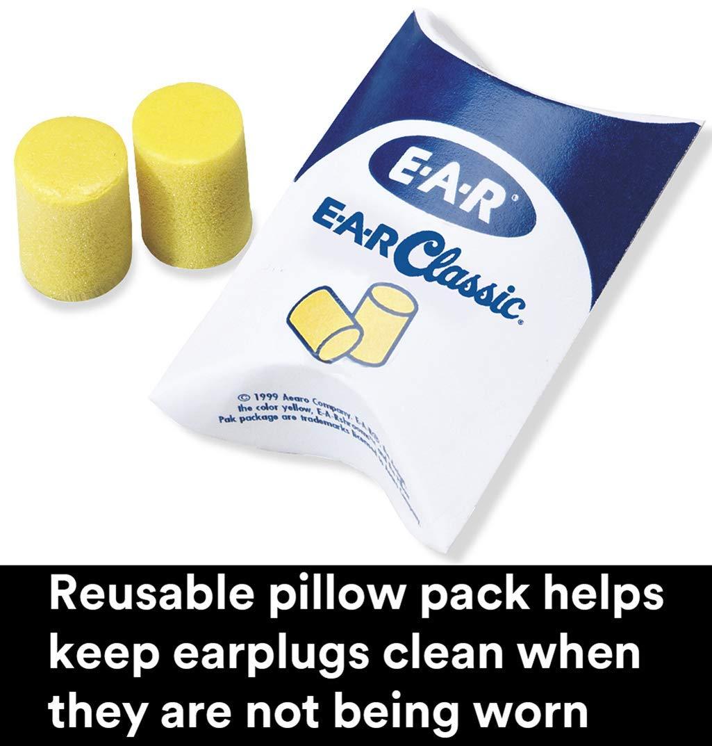3M Ear Plugs 200 Pairs/Box E-A-R Classic 310-1001 Foam Earplugs NRR 29 - Ideal for Drilling ...