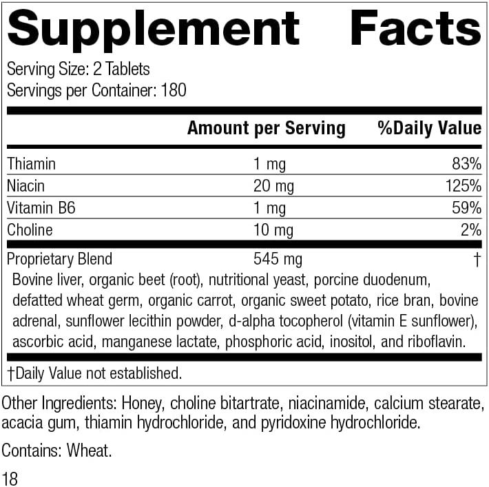 Standard Process Cataplex B - Whole Food Formula for Heart Health ...