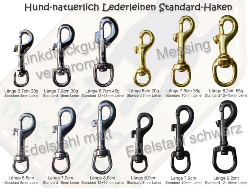 Buy Premium Fat Leather Line 2.20m - Cognac Color with Brass Hook ...