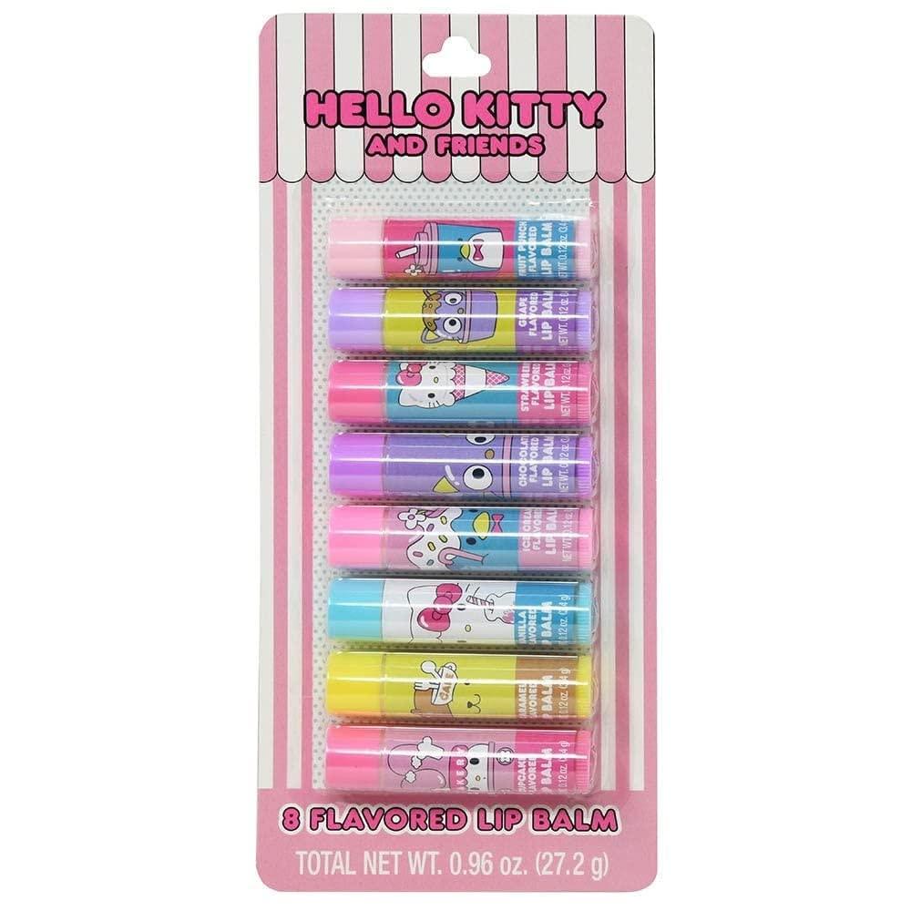 Hello Kitty and Friends 8-Pack Flavored Lip Balm - Cute and Nourishing ...
