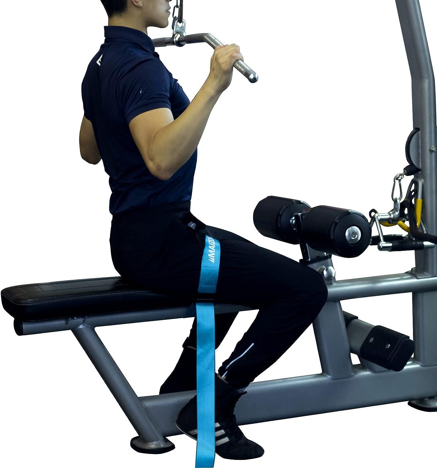 MAIZOA Nordic Hamstring Curl Strap - Assisted Leg Muscle Workout Belt ...