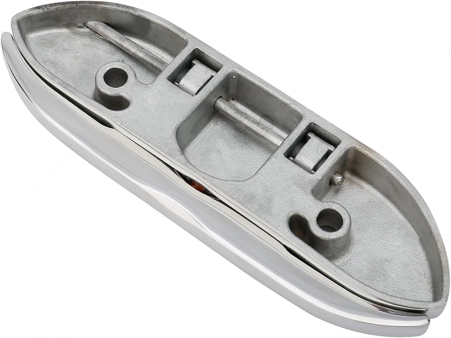 RealPlus 6 Inch Boat Folding Cleat - 316 Stainless Steel - Flip-up Dock ...