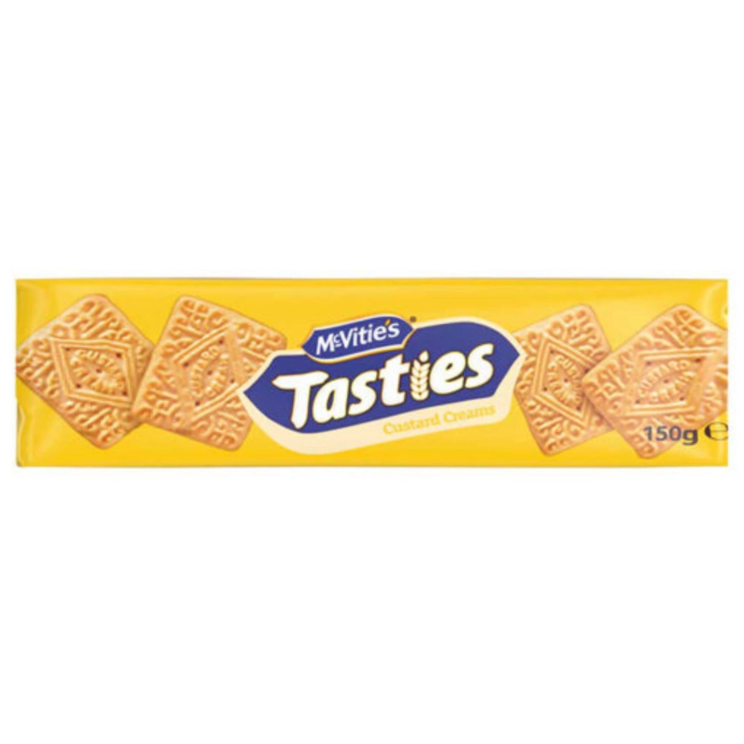 McVitie's Tasties Custard Creams 12x150g Ready to eat .Custard Cream ...