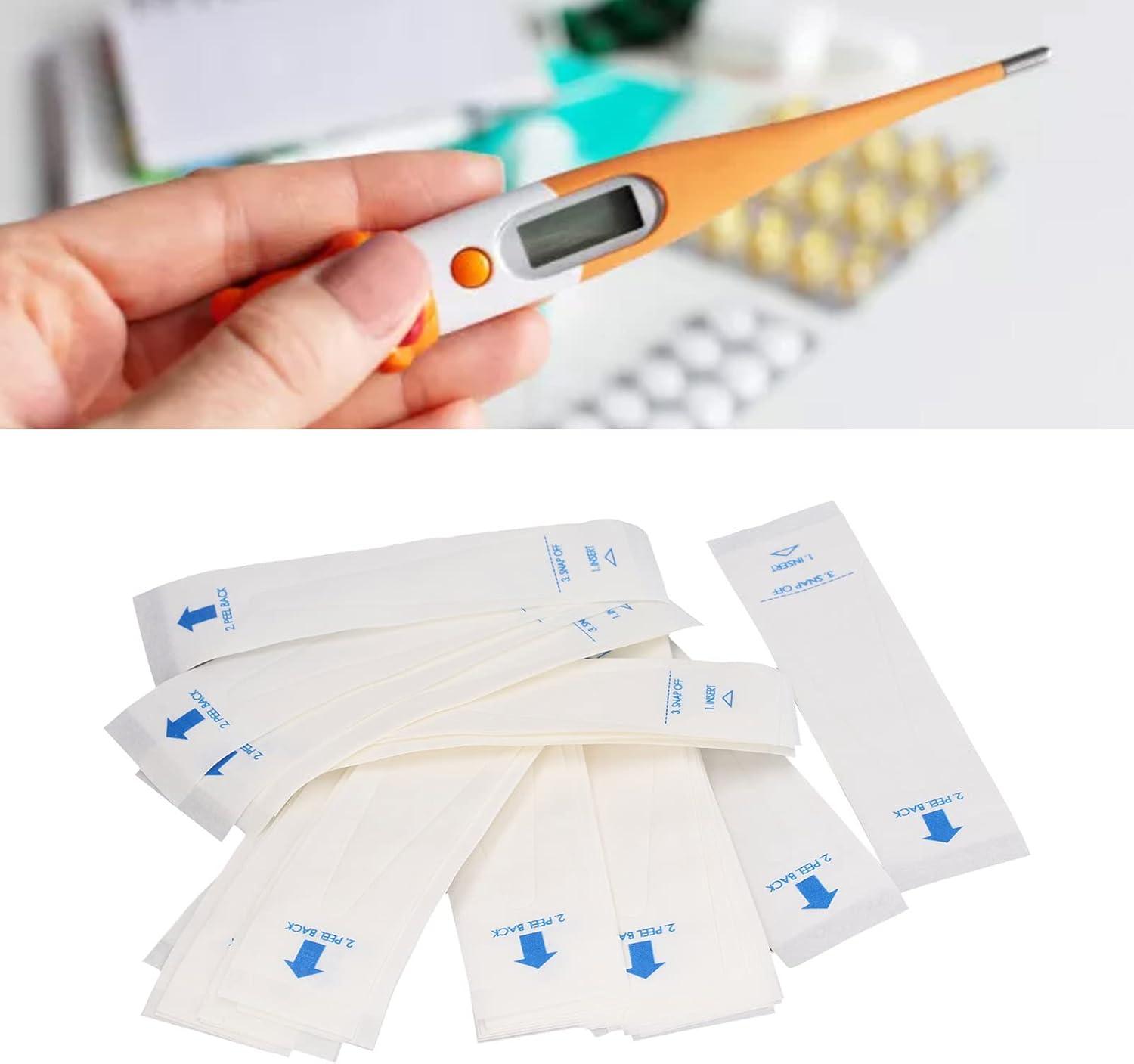Digital Thermometer Probe Covers 100pcs Disposable Safe Hygienic Oral ...